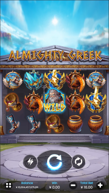 ALMIGHTY GREEK: Free Game Play | KingMidas Games
